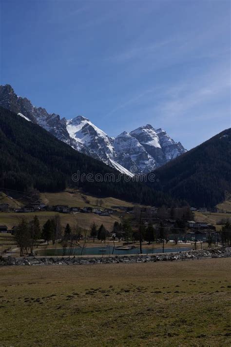 Kampl Austria March 16 2023 The Lake Kampler In An Alpine Valley Stubaital At The End Of