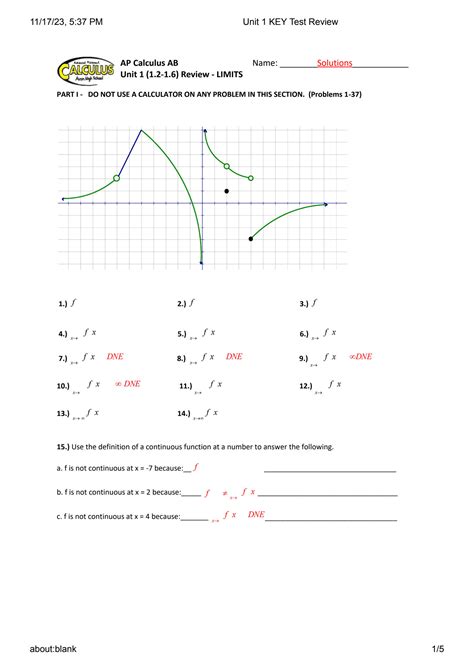 SOLUTION Unit KEY Test Review AP Physics Algebra Based Advanced Placement Studypool