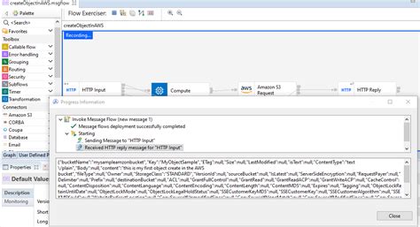 How To Integrate Ibm Ace With Amazon S3 With Amazon S3 Request Node