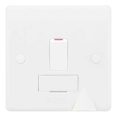 SSL582 13 Fused Connection Unit DP Switched With Bottom Flex Selectric UK