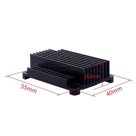 Raspberry Pi Aluminum Alloy Cnc Heat Sink Passive Grandado