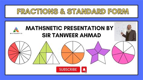 Fractions And Standard Formcambridge Igcse Mathslecture72chapter 5
