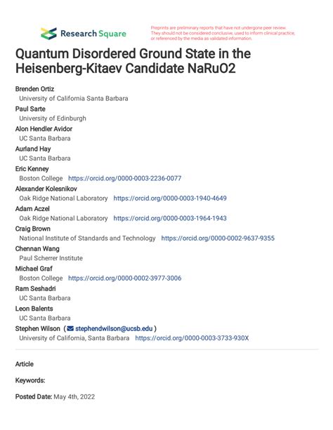 Pdf Quantum Disordered Ground State In The Heisenberg Kitaev