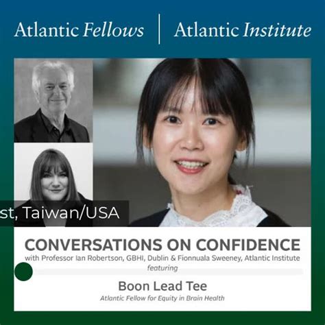 Fionnuala Sweeney On Linkedin Boon Lead Tee Atlantic Fellow For Equity In Brain Health Talks