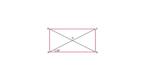 A Diagonal Of A Rectangle Is Inclined To One Side Of The Rectangle At