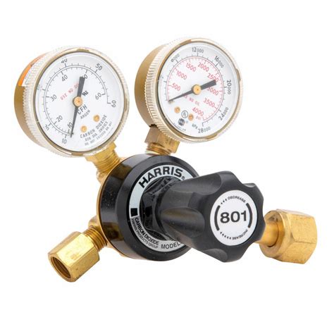 Harris Model 801 Cd60 320 Single Stage Flowgauge Regulator 3100554 Welding Supplies Tools