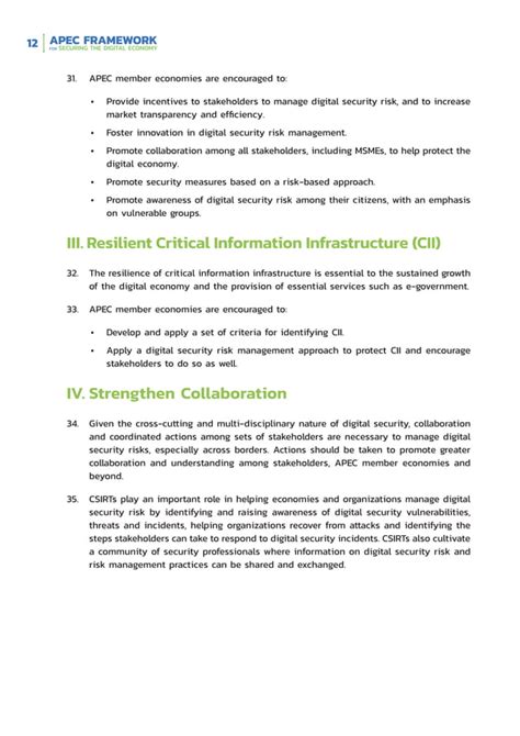 Apec Framework For Securing The Digital Economy Pdf