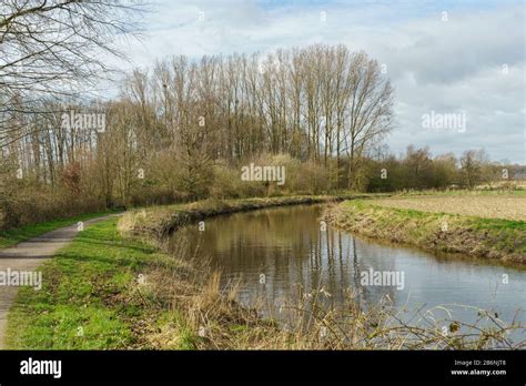 Spring At A River Stock Photo Alamy
