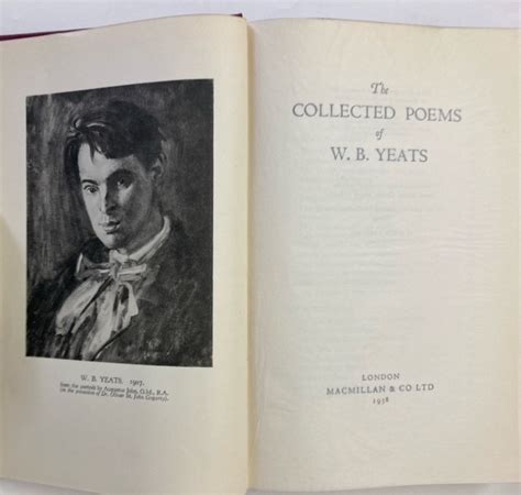 The Collected Poems Of W B Yeats De Yeats William Butler Very