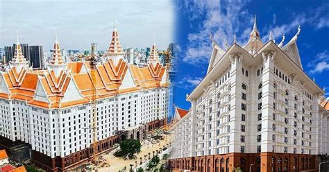 ទិដ្ឋភាពអគារទីស្ដីការក្រសួងមហាផ្ទៃថ្មី ពិតជាមានភាពប្រណីតលេចធ្លោខ្លាំង