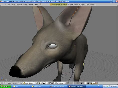 Realistic Kit Fox Model Wip Page 2 Works In Progress Blender Artists Community