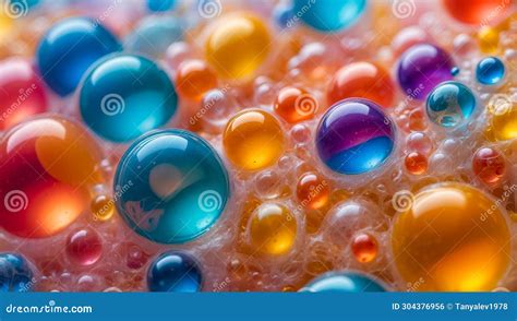 Soap Colored Foam Bubble Science Science Beautiful Sphere Transparent Editorial Photo