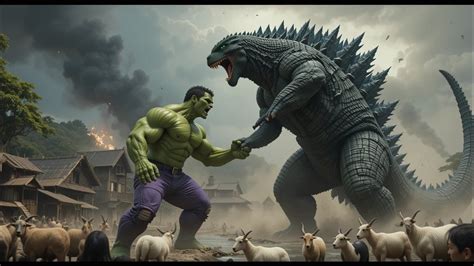 Hulk Vs Godzilla The Ultimate Battle For Survival Godzilla Vs King
