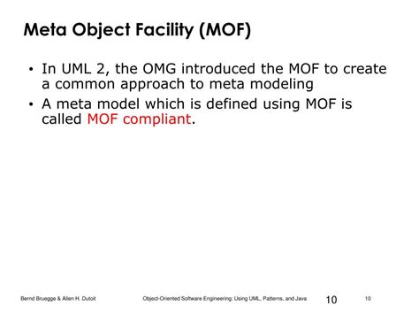 Ppt Chapter 2 Modeling With Uml Part 4 Uml 2 Metamodel Powerpoint