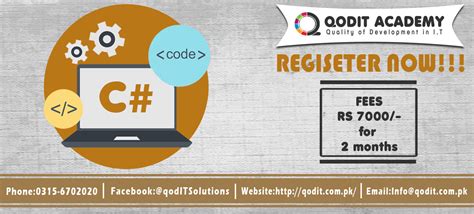DOT NET Development C Course QodIT Quality Of Development In IT