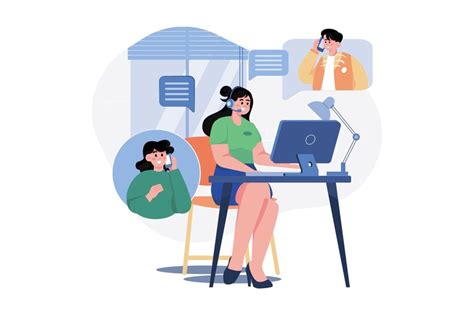 Premium Vector Customer Support And Guide Illustration Concept On White Background