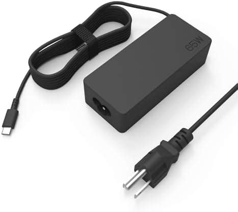 W Watt USB Type C Laptop Charger Fits Lenovo ThinkPad Yoga Chromebook ThinkPad T T T