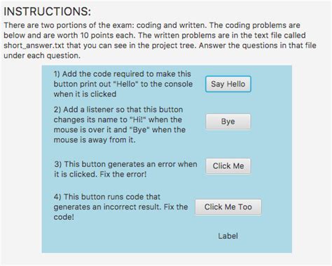Solved There Are Two Portions Of The Exam Coding And