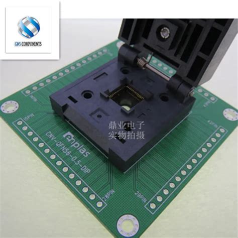 중국 저가형 클램셸 QFN56 DIP VQFN56 MLF56 8 8mm 간격 0 5mm ENPLAS IC 연소 시트 어댑터 테스트 시트 테스트 소켓 테스트 벤치 견적
