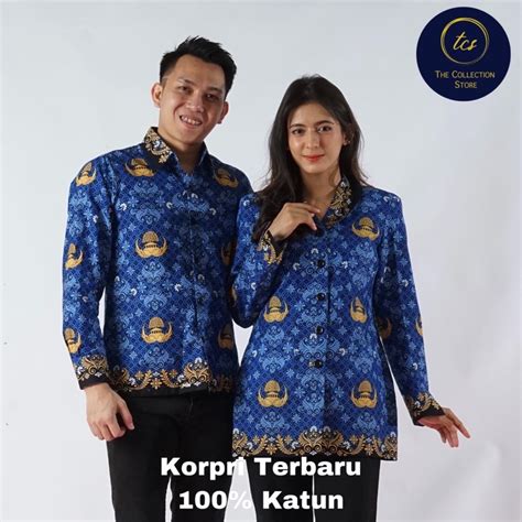 Batik Korpri Terbaru Seragam Bellagio Kain Batik Resmi Korpri Batik Korpri Batik Korpri