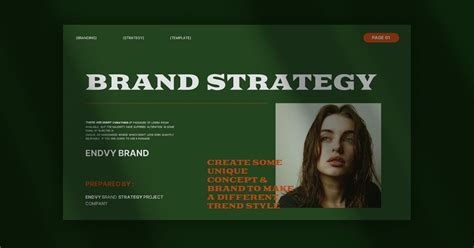 Endvy Шаблон Keynote по стратегии бренда Presentation Templates Включая бизнес и стратегия