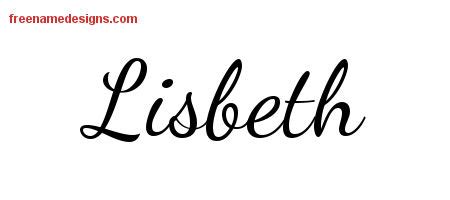 Lisbeth Archives Free Name Designs