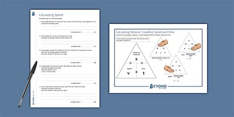 Calculating Speed Worksheet Ks3 Physics Beyond Secondary