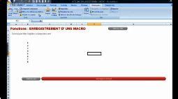 EXCEL VBA ENREGISTREMENT MACRO Maitrise Excel