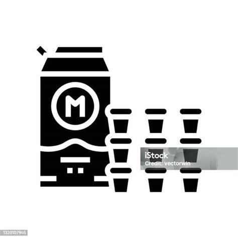 커피 글리프 아이콘 벡터 일러스트레이션용 우유와 크림 계피에 대한 스톡 벡터 아트 및 기타 이미지 계피 기계류 메뉴판 Istock