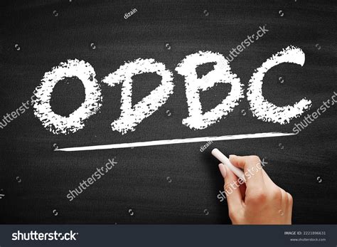 Odbc Open Database Connectivity Standard Application Stock Photo Shutterstock