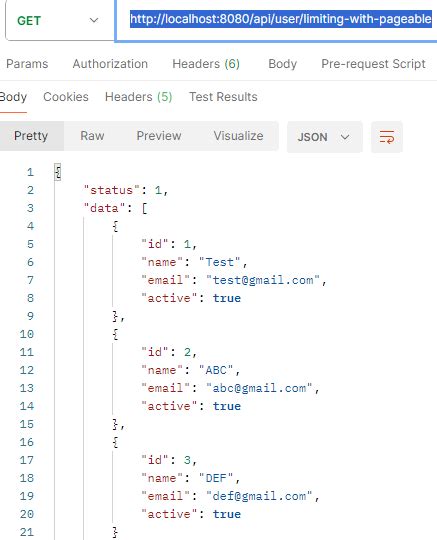 How To Use Limit Query Results In Jpa Repository