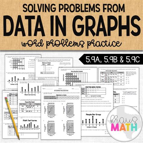 Solve Problems From Data In Graphs And Problem Practice For 3rd Grade