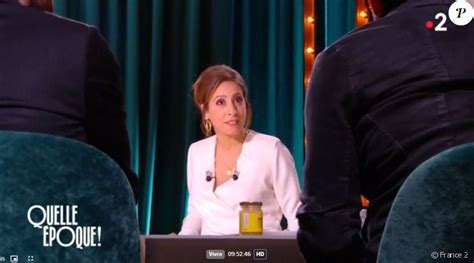 Léa Salamé Dans Lémission Quelle Epoque Sur France 2 Purepeople