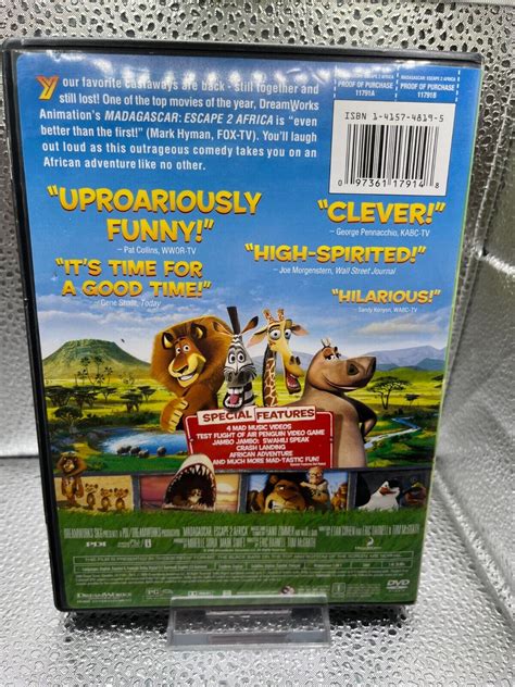 Madagascar Escape 2 Africa Dvd 2009 Full Screen Or Widescreen