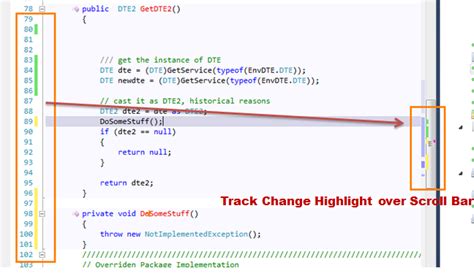 Track Changes And Advance Scroll Mode In Visual Studio Abhijit S Blog