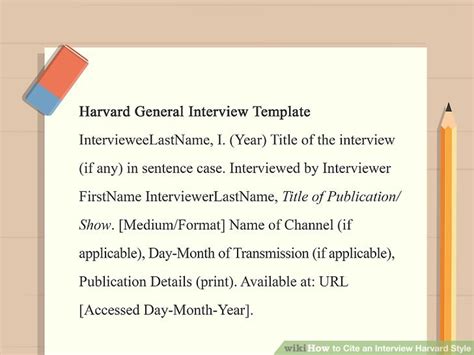 How To Cite An Interview Harvard Style 10 Steps With Pictures