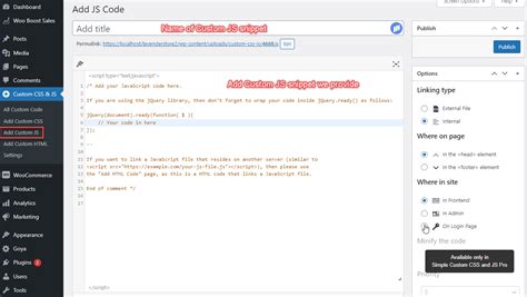 How To Insert A Phpjavascriptcss Code Villatheme