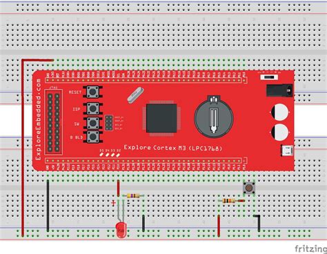 LPC1768 Switch And LED Tutorials