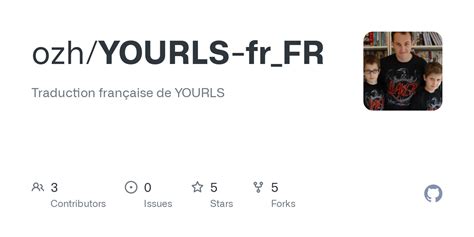 GitHub ozh YOURLS fr FR Traduction française de YOURLS