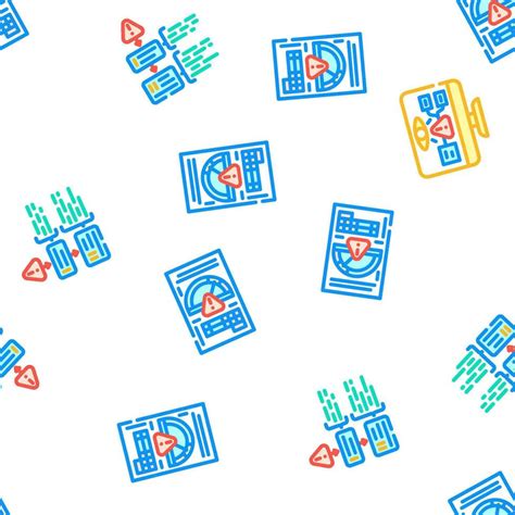 Risk Analyst Business Seamless Pattern Vector 32517969 Vector Art At