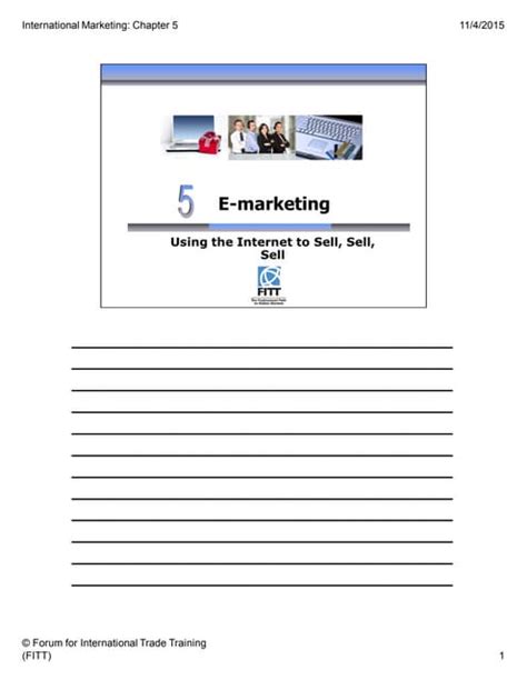 International Marketing Guiding Notes Chapter 5 Pdf