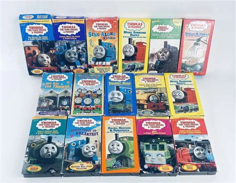 16x Thomas The Tank Engine Vhs Lot Big Day For Thomas Spills And Chills