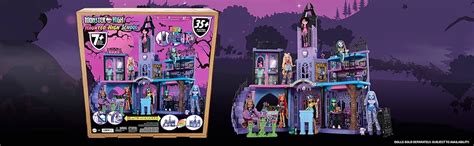 Monster High Doll House Haunted High School Playset With 7