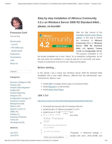pdf step by step installation of alfresco community 4 2 dokumen tips