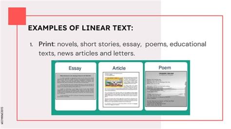 Lesson 9 Linear And Non Linear Textspptx Databases Computer Software And Applications