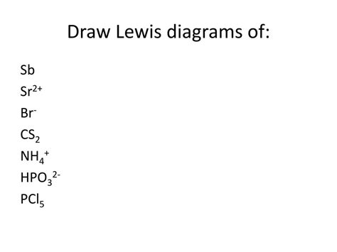Ascl5 Lewis Structure Ppt Lewis Structures And Molecular Shape