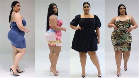 Latest Plus Size Fashion💋curvy Women Dressfashioncurvyjq Curvy