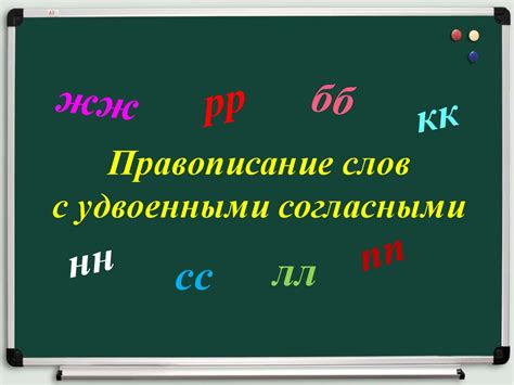 Правописание слов с удвоенными согласными - презентация онлайн