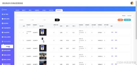 计算机毕业设计springboot高校电动车充电桩管理系统 基于spring Boot的校园电动车辆充电设施智能管理平台 Spring Boot驱动的高校电动车充电桩综合管理系统智能充电桩