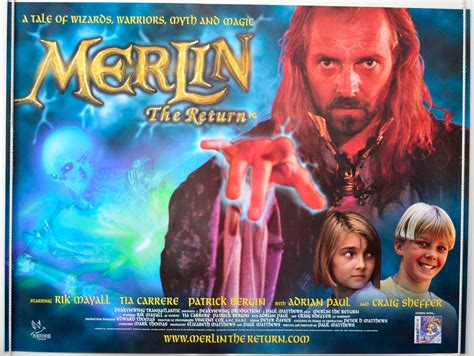 “merlin The Return” Original British Quad Poster Movie Poster